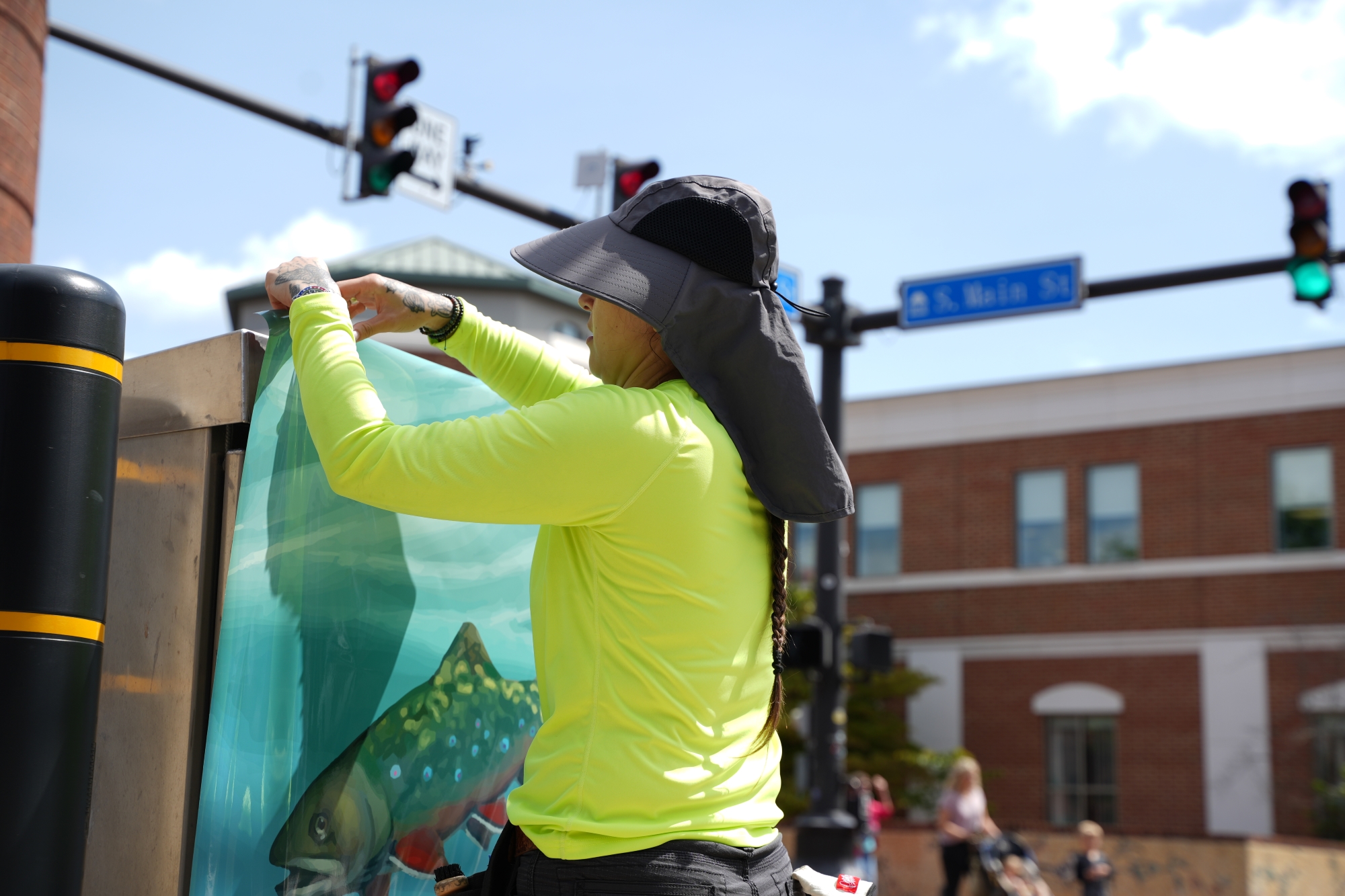 Harrisonburg Traffic Cabinets Wrapped With Art